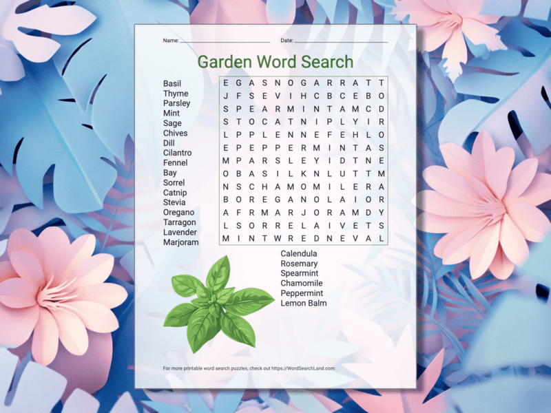 Printable & Online Word Search Puzzles - Word Search Land